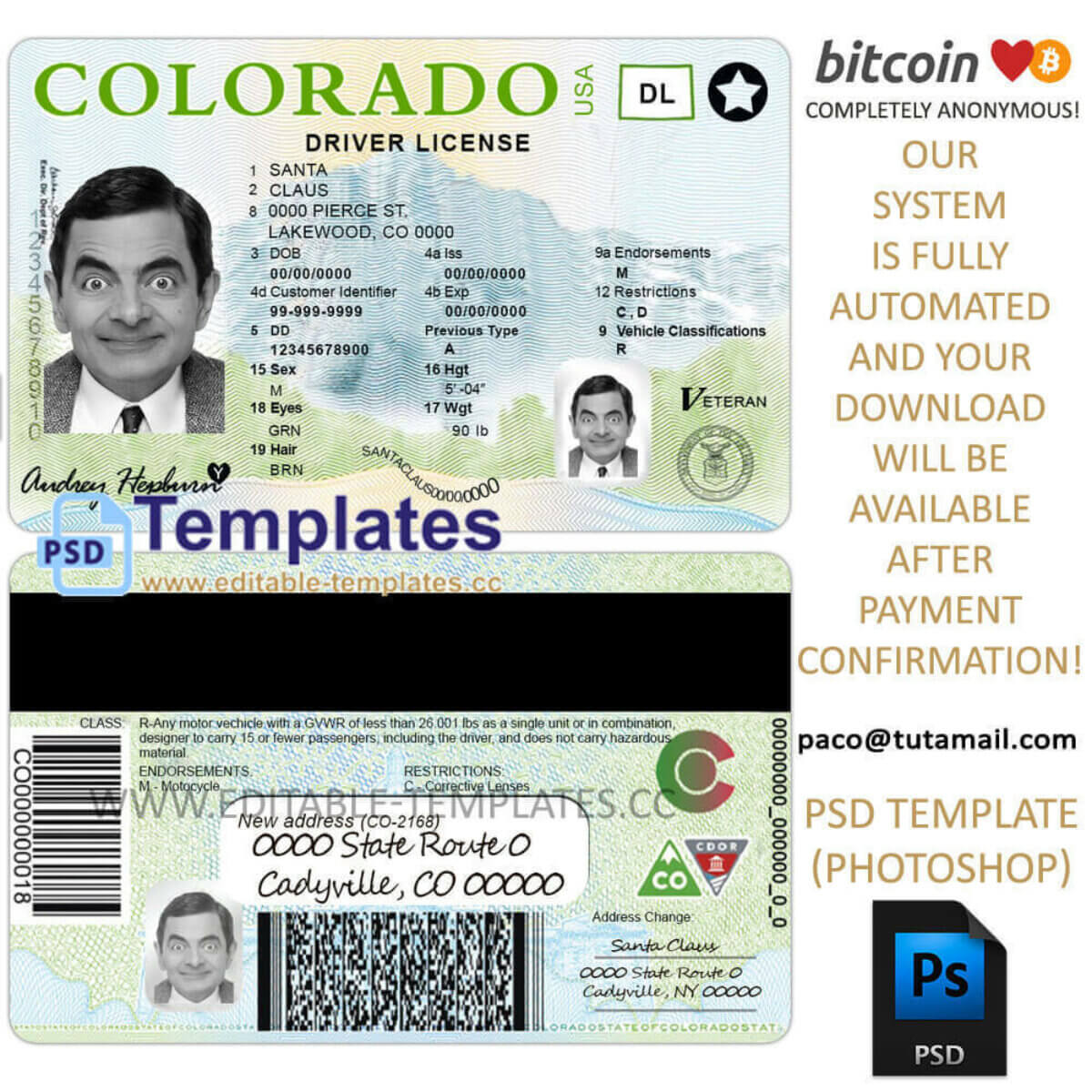 Colorado Drivers License Template Play The New Design For Your